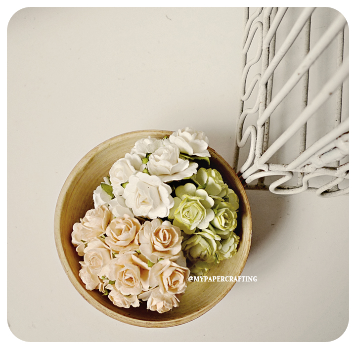 Millinery Flowers Heartshape Buds Paper Flower Mixed Color / Pack on Luulla